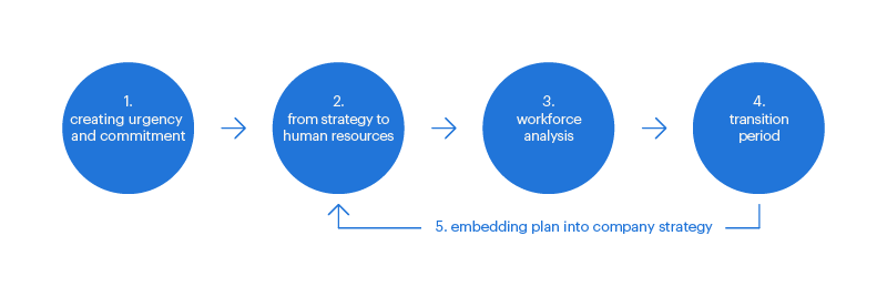 The steps in the workforce planning process | Randstad